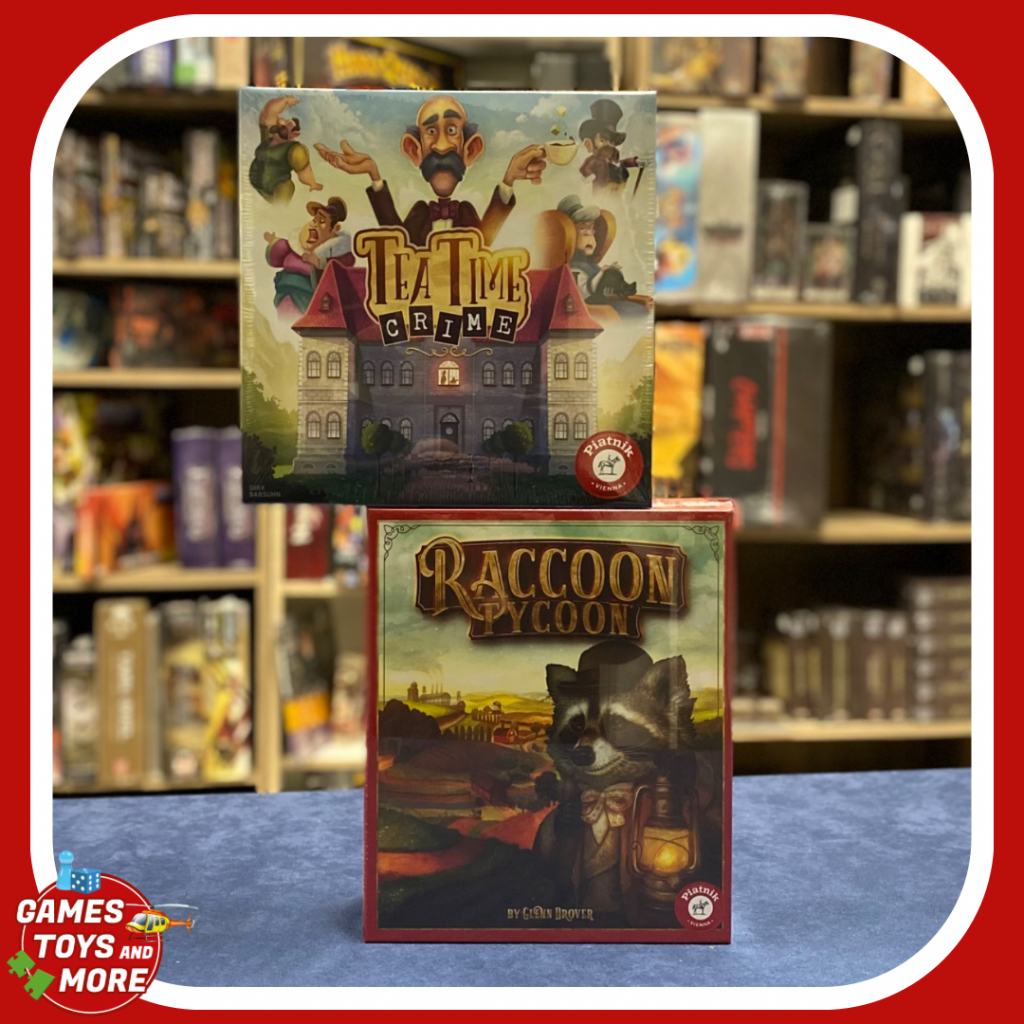 Raccoon Tycoon, Tea Time Crime, Party & Co, Hitster, Zooloretto, Planet ...